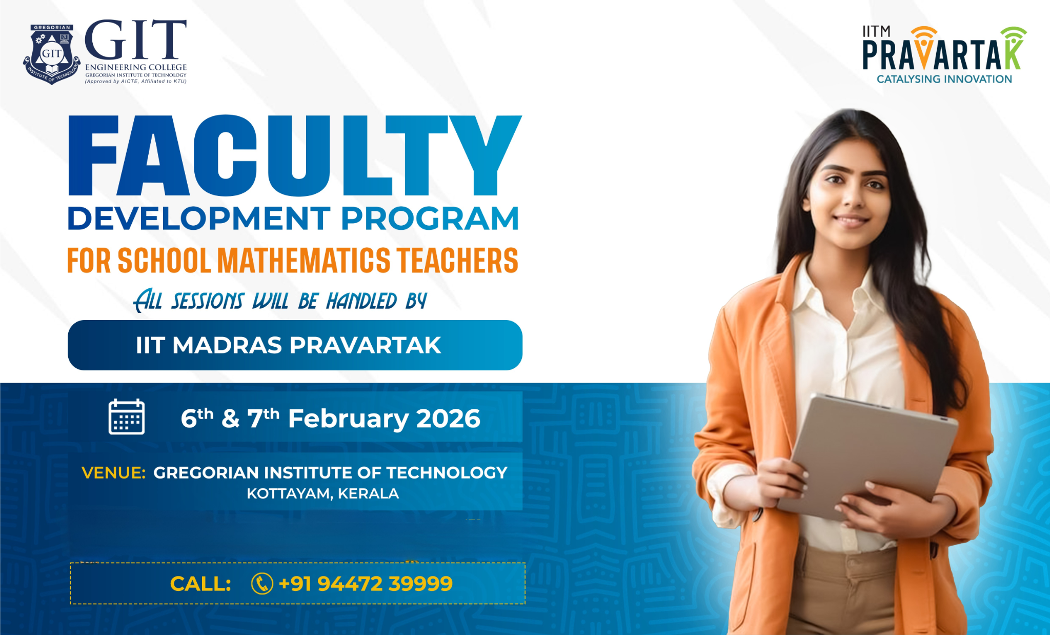 Faculty Development Program (FDP) | IITM Pravartak in Collaboration ...